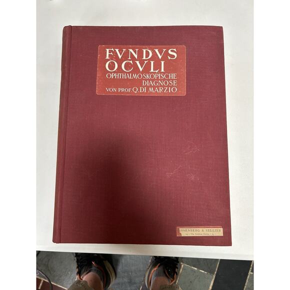 Other | Fundus Oculi Ophthalmoskopische Diagnose Rare Vintage Book ...